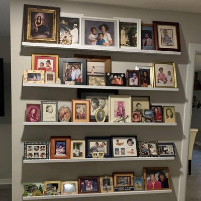 60" X 5" Picture Ledge Wall Shelf White - Inplace : Target