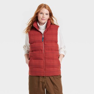 Houston White Adult Puffer Vest - Red S : Target