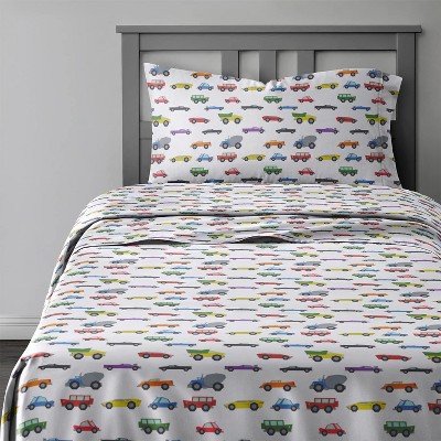 Cgk Linens Kids 4 Piece Microfiber Sheet Set In Cars, Size Full : Target
