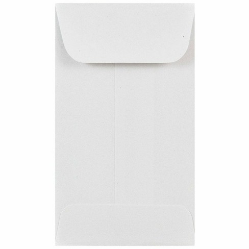 Jam Paper #3 Coin Envelope - 2 1/2 X 4 1/4 - White - 100/pack : Target