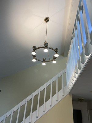 Kichler Lighting Baland 2 - Light Chandelier In Brushed Natural Brass ...