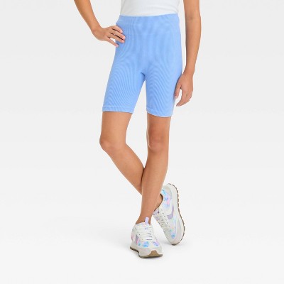 Grayson Threads Kids Big Girl Biker Shorts - Blue L : Target