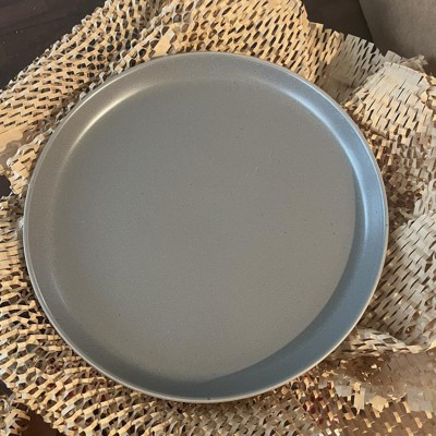 10.75" Tilley Stoneware Dinner Plate Brown/gray - Threshold™: Modern ...