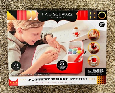 Fao Schwarz pottery Wheel Studio All-in-one Sculpting Workstation : Target