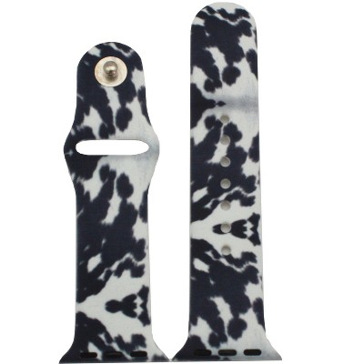 Blue And White Printed Silicone Apple Watch Band 42mm : Target