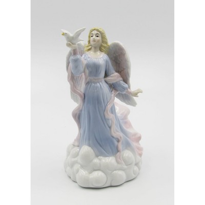 Kevins Gift Shoppe Ceramic Angel With Dove Bird Figurine : Target