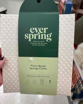 Dish Sponge Cloths - 3ct - Everspring™ : Target