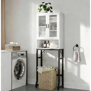 Over The Toilet Storage Cabinet for Bathroom, Toilet Storage Organizer ...