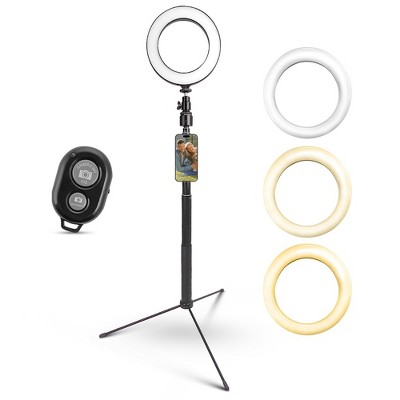 12" Rgb Ring Light With Tripod - Heyday™ Black : Target