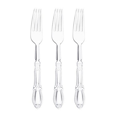 Smarty Had A Party Clear Disposable Plastic Serving Forks (150 Forks ...