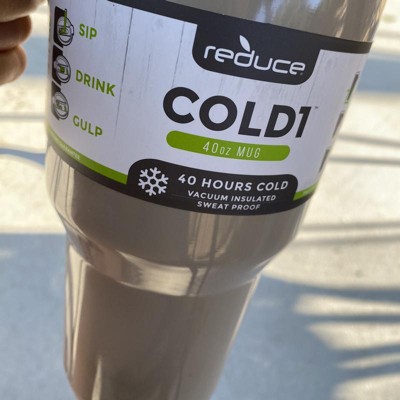 Reduce 40oz Cold1 Vacuum Insulated Stainless Steel Straw Tumbler Mug ...
