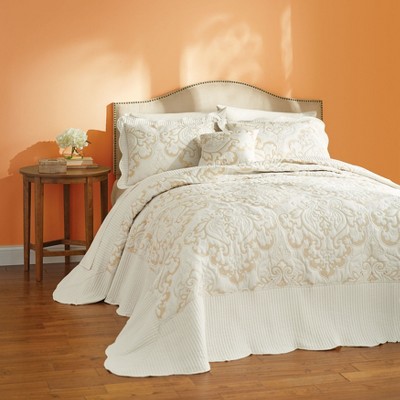 Brylanehome Amelia Bedspread - Full, Ivory Beige : Target