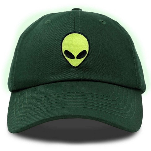 Dalix Alien Embroidered Ufo Dad Hat Cotton Baseball Cap Adjustable Mens ...