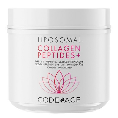 Codeage Liposomal Collagen Peptides Powder With Vitamin C & Quercetin ...
