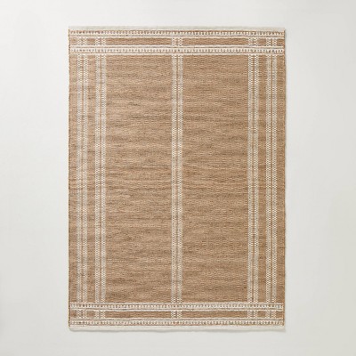 7' X 10' Jute Area Rug Black/natural - Hearth & Hand™ With Magnolia ...