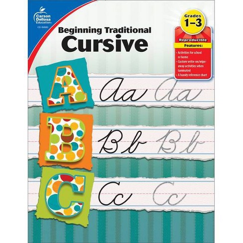 Beginning Traditional Cursive, Grades 1 - 3 - (learning Spot ...
