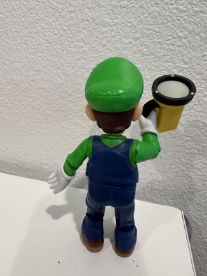 Nintendo The Super Mario Bros. Movie Luigi Figure With Flashlight ...