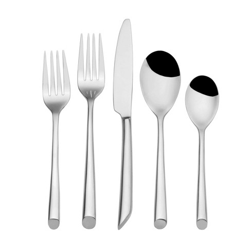 Towle Living Wave 42-piece Forged Stainless Steel Flatware Set, Service ...