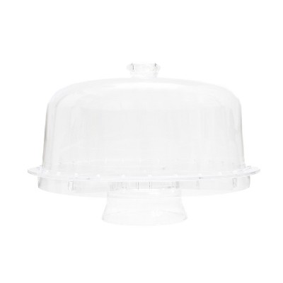 Better Houseware Convertible 3-piece Clear-acrylic Cake Cover Set : Target