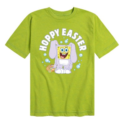 Boys' Spongebob Squarepants Hoppy Easter Short Sleeve Graphic T-shirt ...