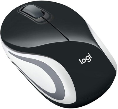 Logitech Wireless Mini Mouse M187 Black-white : Target