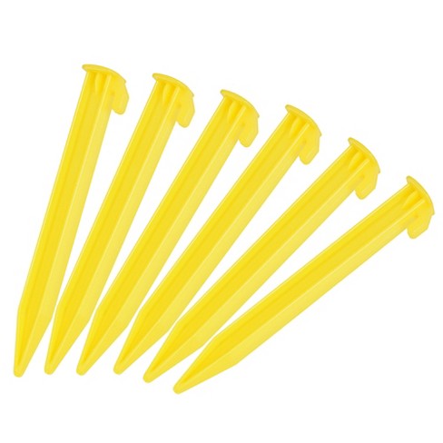 Unique Bargains Camping Canopy Plastic Pegs Lightweight Tent Stakes ...