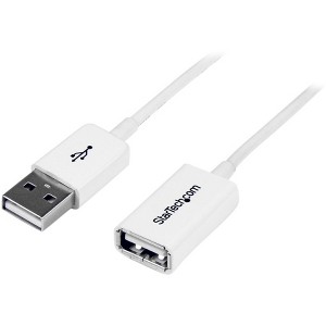 StarTech 1m White USB 2.0 Extension Cable A to A M/F USBEXTPAA1MW : Target