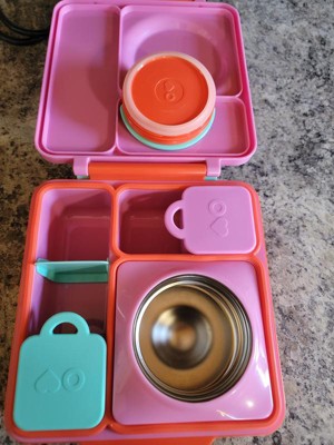 Omiebox Insulated Bento Lunch Box With Leakproof Thermos Food Jar 3 ...