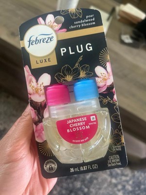 Febreze Dual Plug Air Freshener Refill Plug -Japanese Cherry Blossom ...