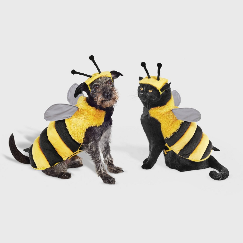 Halloween Full Body Bee with Reflective Wings Dog and Cat Costume ...