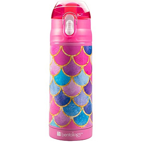 Bentology Stainless Steel 13 Oz Mermaid Insulated Water Bottle For ...