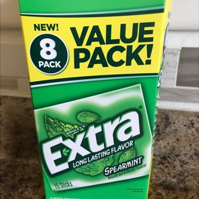 Extra Spearmint Sugar-free Gum Value Pack - 120ct : Target