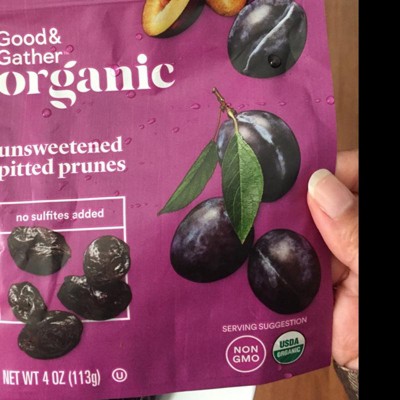 Organic Unsweetened Pitted Prunes - 4oz - Good & Gather™ : Target