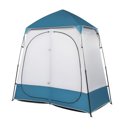 2 Person Outdoor Privacy Tent, Oxford Cloth Double Dressing Tent with ...