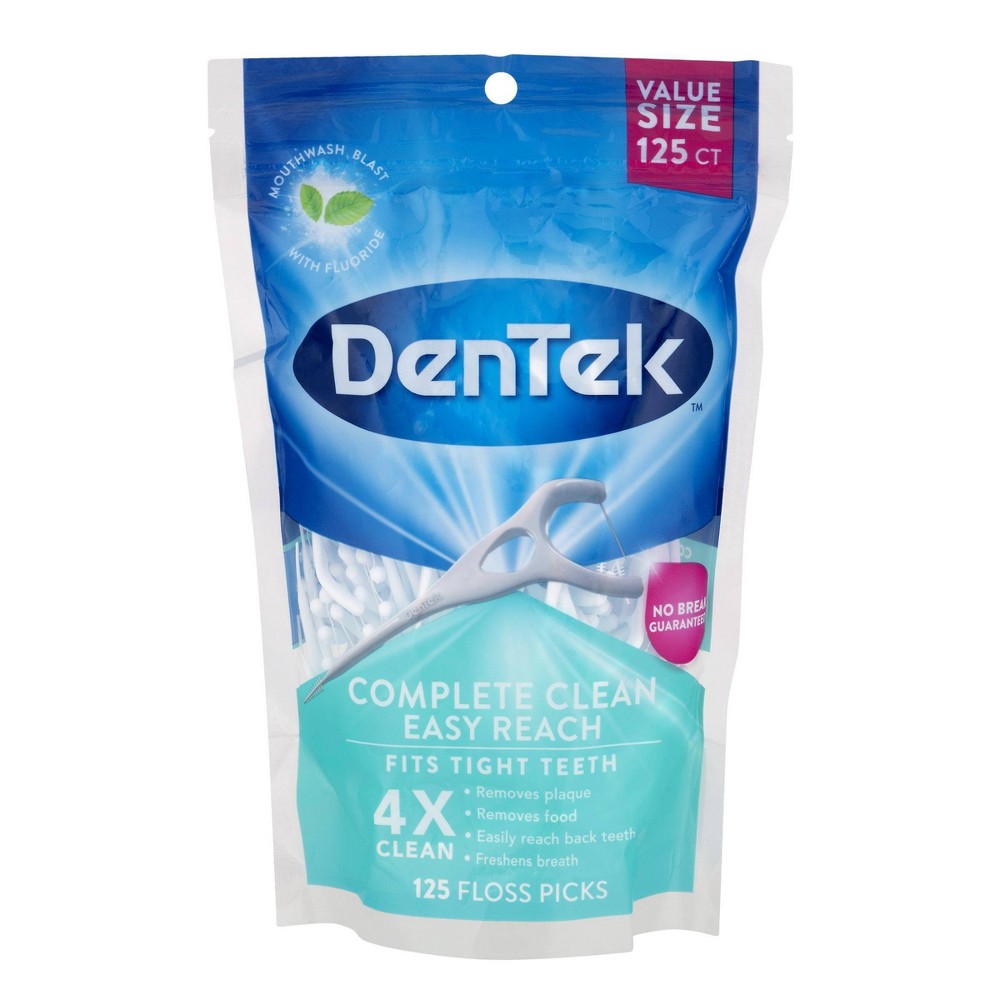 UPC 047701002292 - DenTek Complete Clean Easy Reach - 125CT | upcitemdb.com