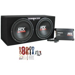 Mtx Tnp212d2 12 Inch 1200w Dual Loaded Car Subwoofer Audio, Sub Box, And Amplifier With Qpower ...