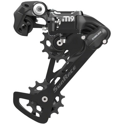 Sunrace M900 Rear Derailleur - 9-speed, Medium Cage, Black : Target