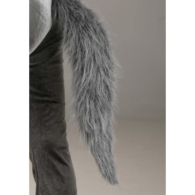 Halloweencostumes.com X Large Men Hooded Wolf Men's Costume, Black/gray ...