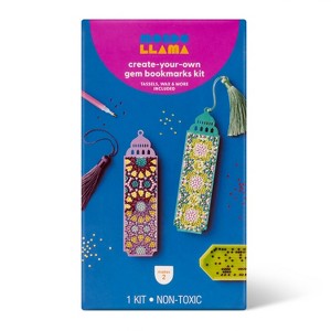 Create Your Own Ramadan Gem Art Bookmarks Craft Kit - Mondo Llama™ : Target