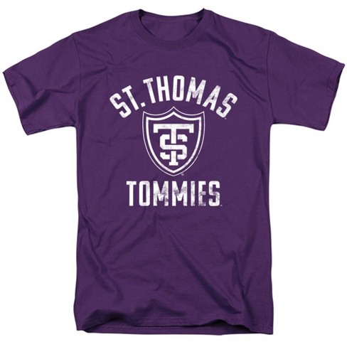 University Of St. Thomas Official Tommies Logo Adult T Shirt, Purple ...