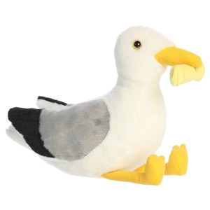 Aurora Medium Squawks Seagull With Fry Flopsie Adorable Stuffed Animal ...