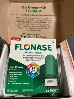 Flonase Allergy Relief Nasal Spray - Fluticasone Propionate - 0.38 Fl ...