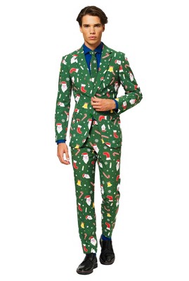 Opposuits Boys Christmas Suit - Santaboss - Green - Size: 8 : Target