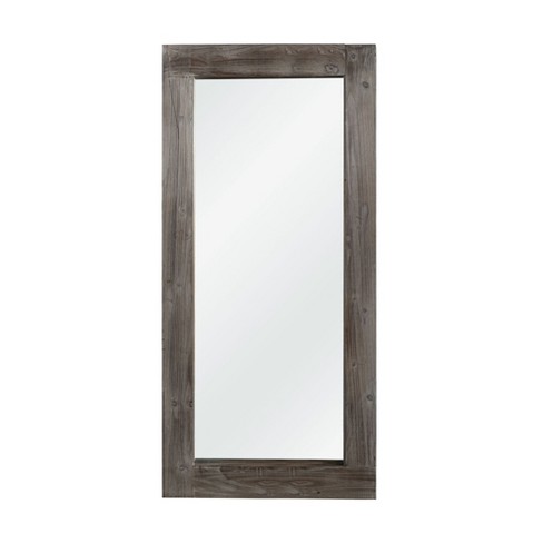 Pexfix 31 In. W X 71 In. H Farmhouse Rectangular Solid Wood Framed Full ...
