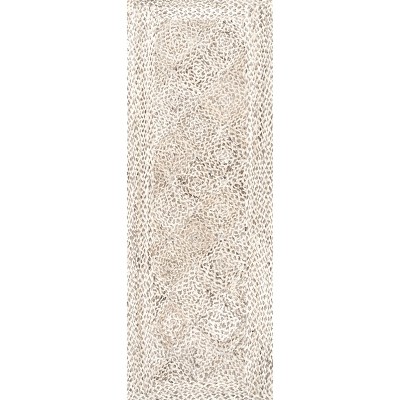Lauren Liess X Rugsusa - Juniper Tiled Jute Runner Rug - Natural 2' X 8 ...
