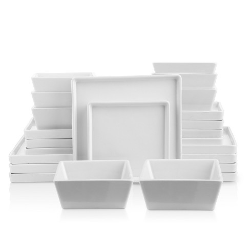 Stone Lain Grace 24-piece Stoneware Dinnerware Set, Service For 8 ...