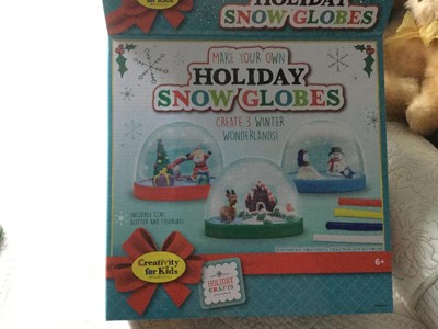 Creativity For Kids Make Your Own Holiday Snow Globes : Target