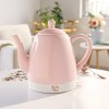 Pinky Up Noelle 1.5 L Ceramic Gooseneck Spout Electric Tea Kettle With ...