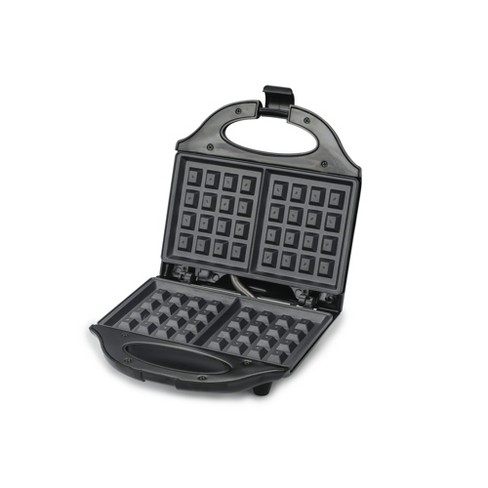 Commercial Chef Waffle Maker, Nonstick Mini Waffle Maker, Black : Target