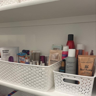 Y-weave Medium Decorative Storage Basket Gray - Brightroom™ : Target
